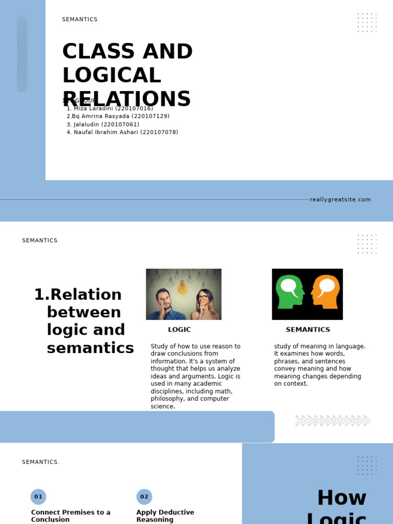 Semantics & Logic | PDF | Logic | Interpretation (Logic)