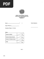 2019 Psle Paper | PDF