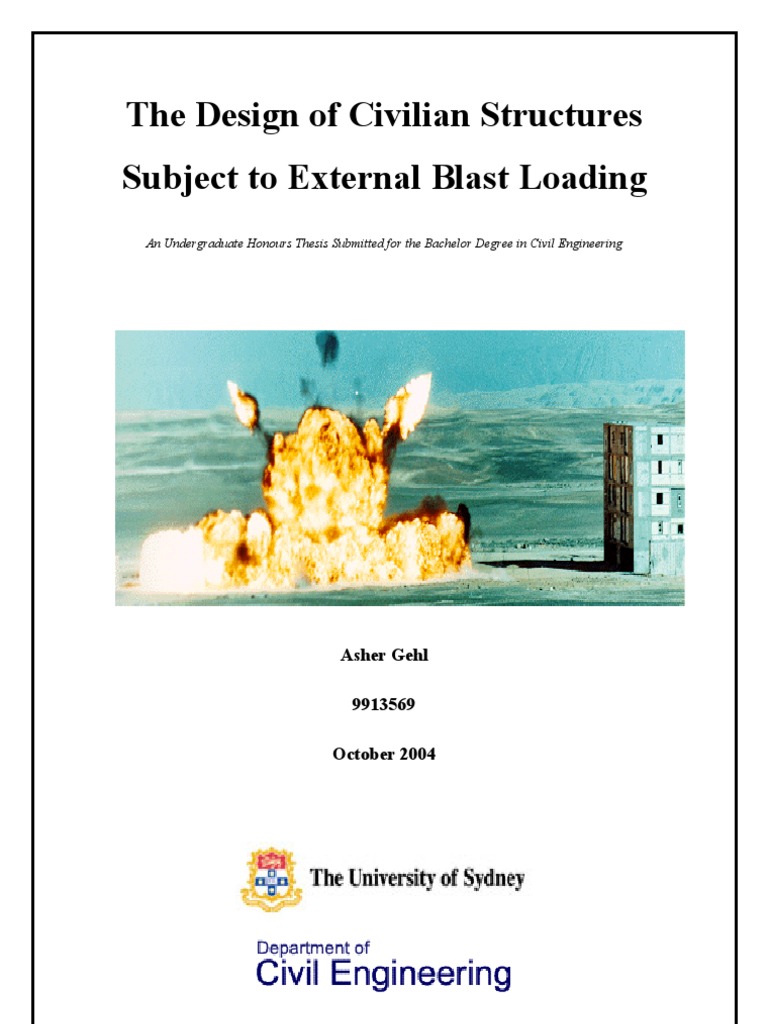 Civil Structures Under Blast Loading | PDF | Strength Of Materials ...