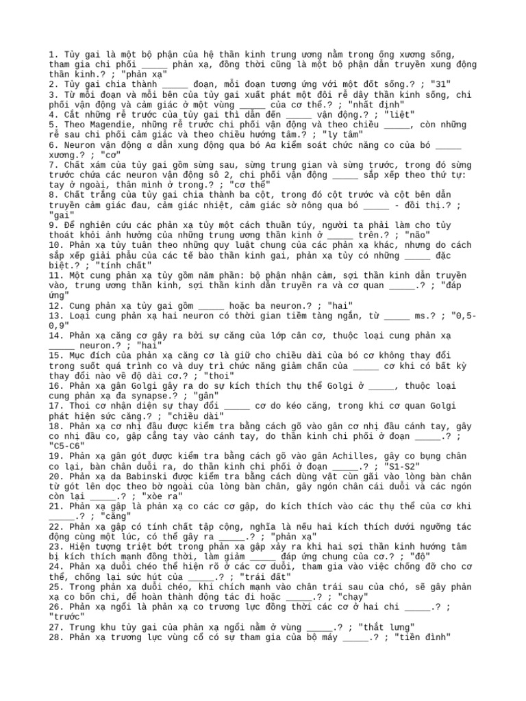 Sinh Lý Tu Gai | PDF