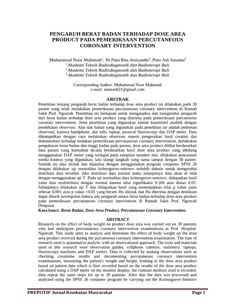 Prepotif Jurnal Muhammad Noor Mahmudi | PDF