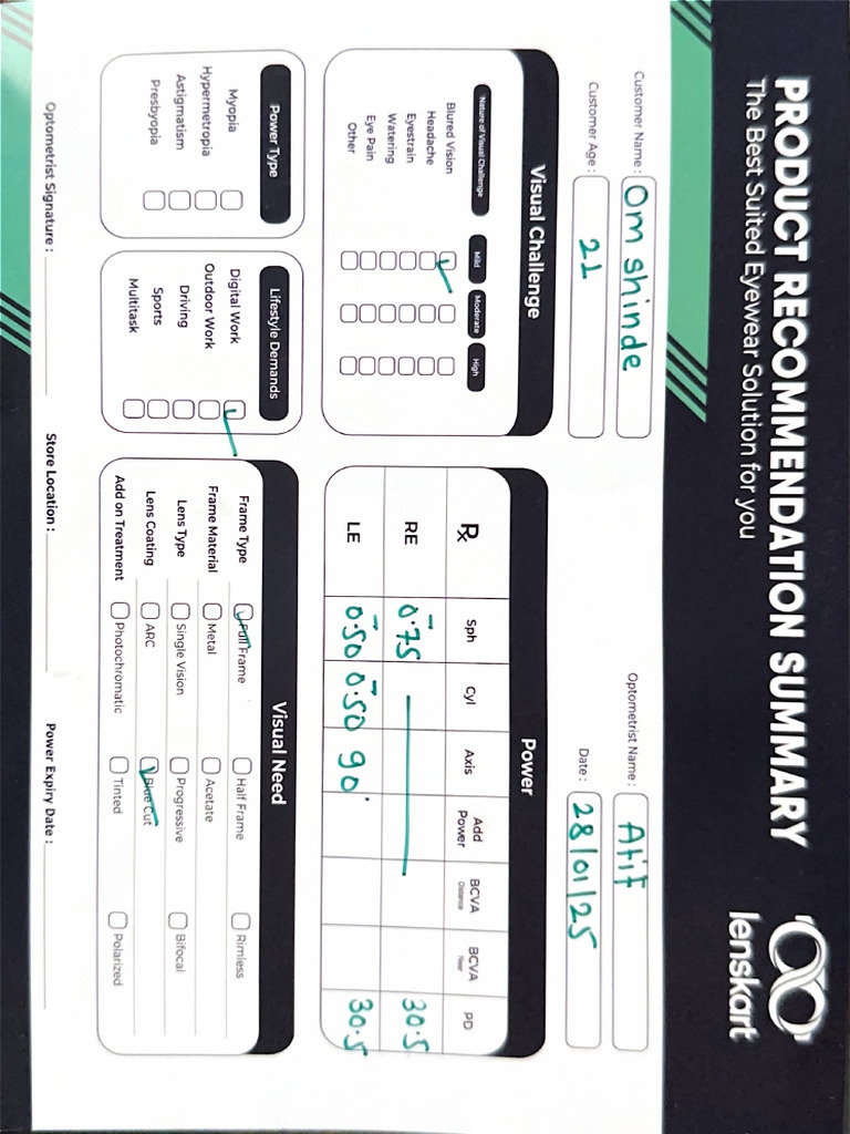 Product Recommendation Summary | PDF