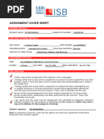 WSU Assignment Cover Sheet | PDF