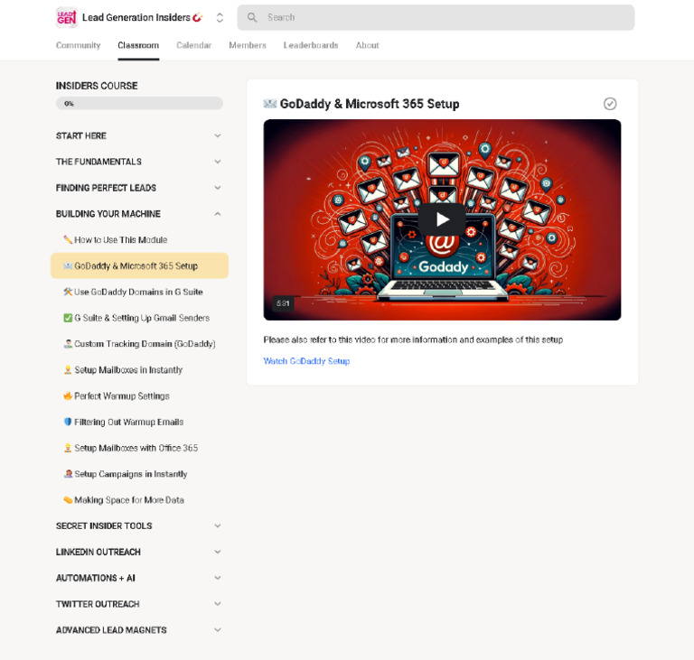 GoDaddy & Microsoft 365 Lead Setup | PDF