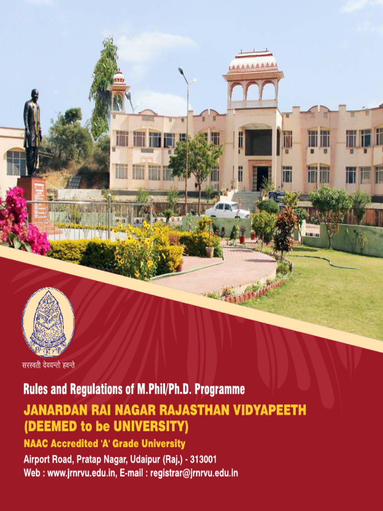 PHD MPhil Rules | PDF