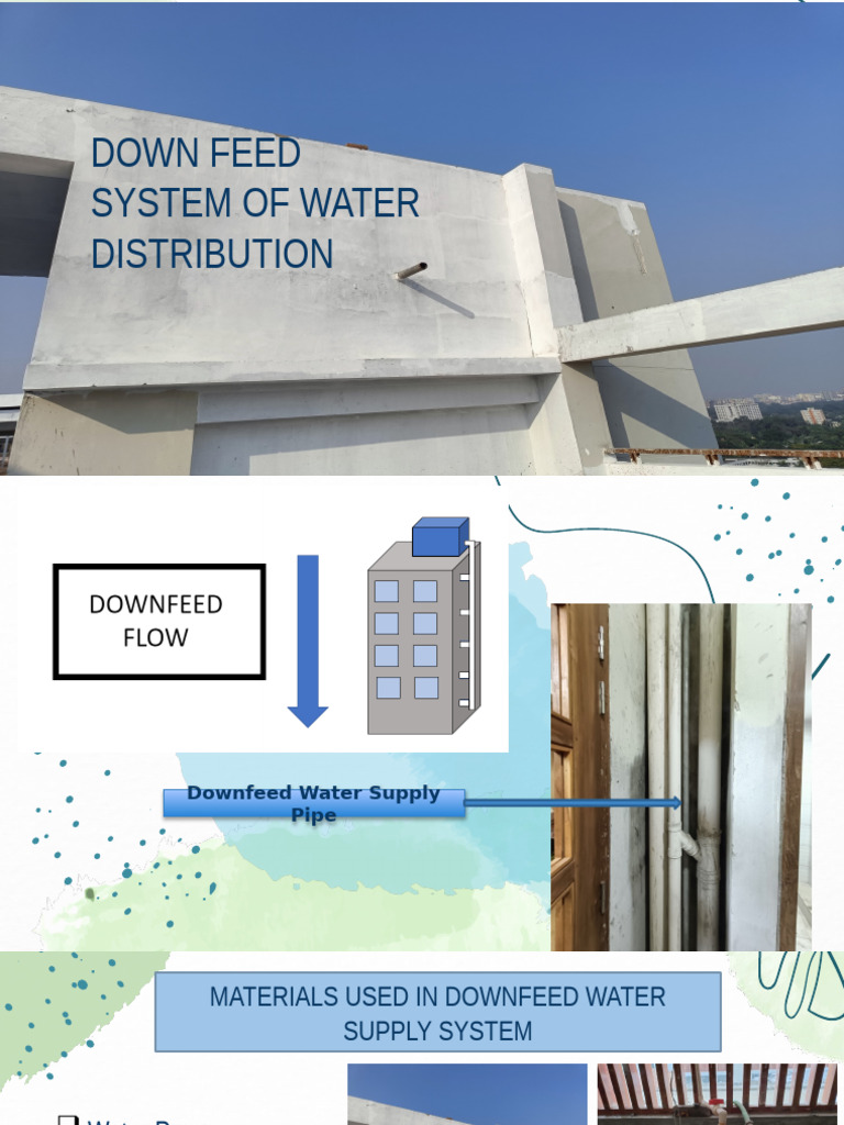 Down Feed System of Water Distribution | PDF