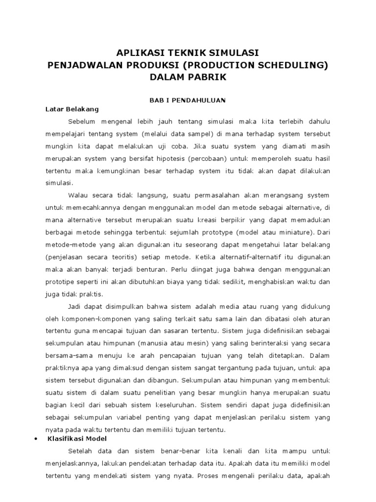 Aplikasi Teknik Simulasi | PDF | Komputer