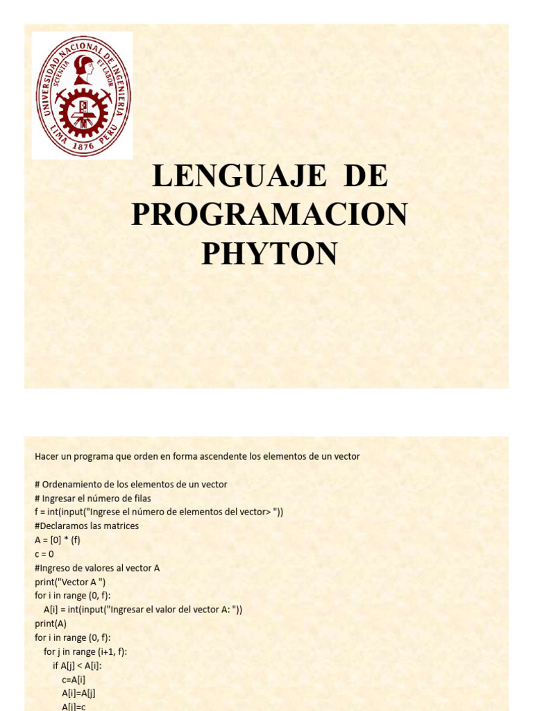 Ejercicios de Listas en Python | PDF | Matriz (Matemáticas) | Programación de computadoras