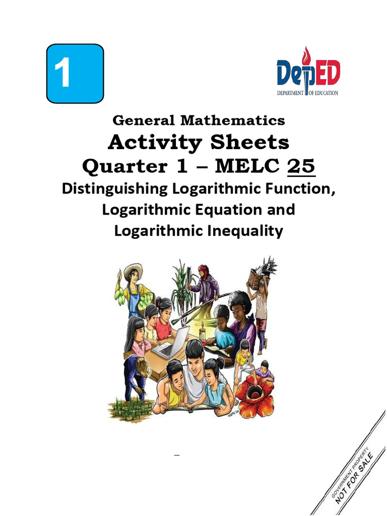 Distinguishing Logarithmic Function, Logarithmic Equation and ...