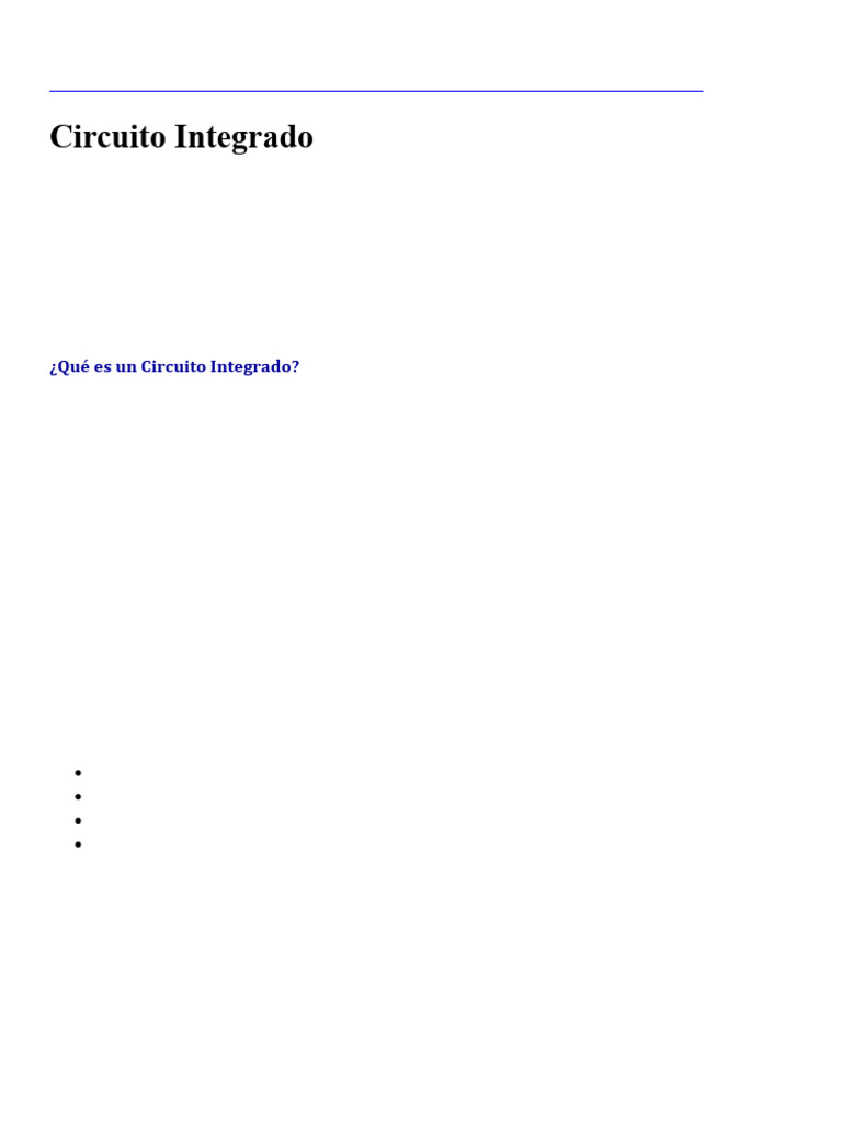 Tipos Circuit Intg | PDF | Circuito integrado | Microprocesador