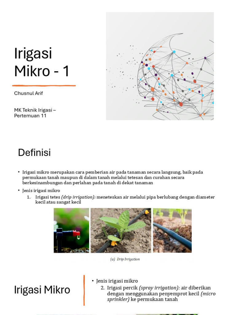 12 - Irigasi Mikro - 1 | PDF