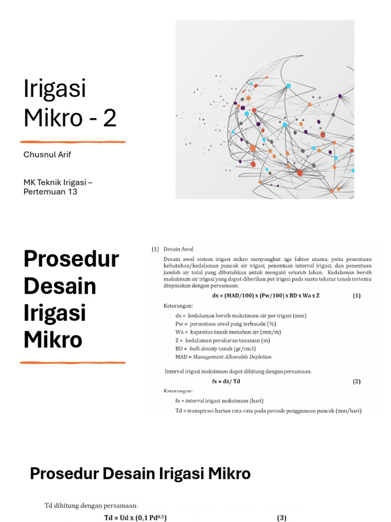13 - Irigasi Mikro - 2 | PDF
