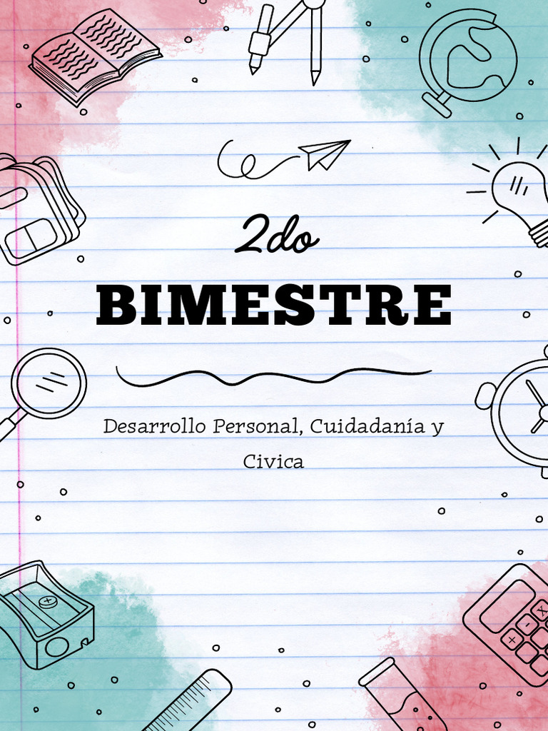 Documento A4 Portada Carátula de Propuesta Creativa Doodle Acuarela ...