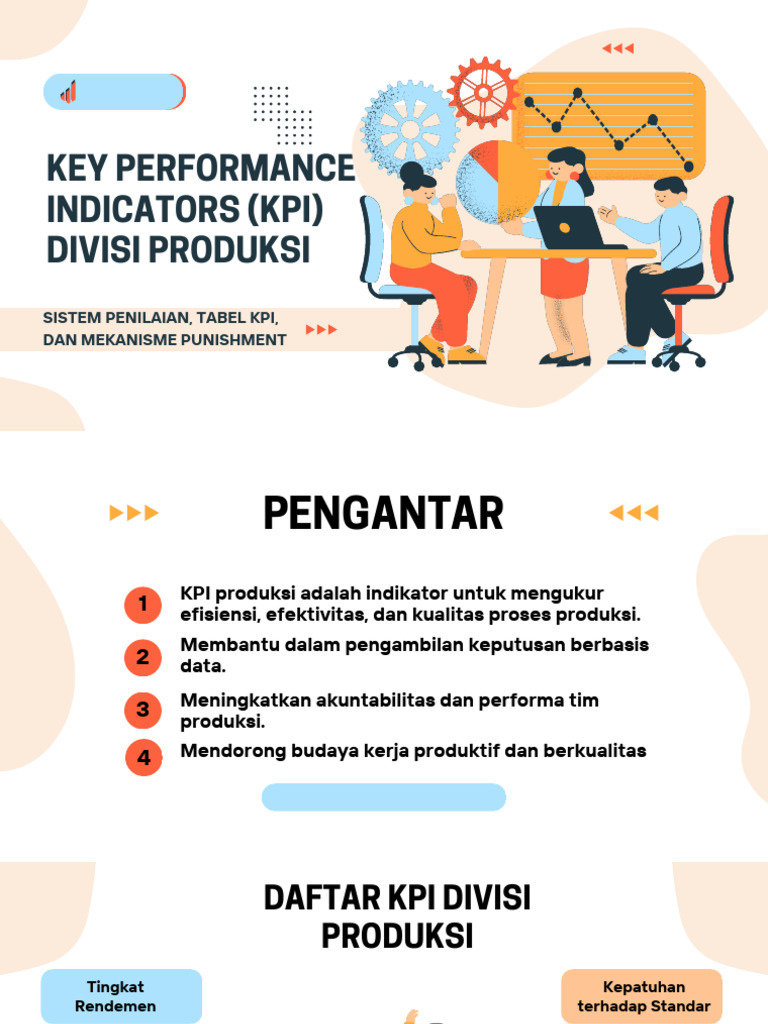 Key Performance Indicators (KPI) Bidang Produksi | PDF