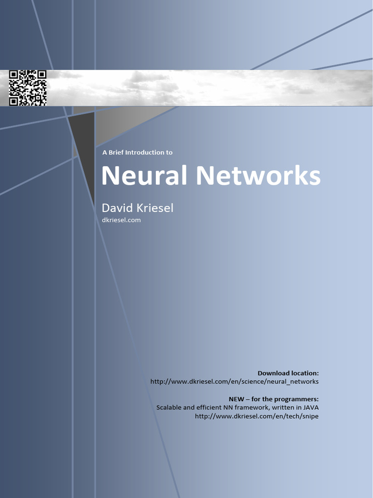 A Brief Introduction to Neural Networks 1750507445 | PDF | Learning | Machine Learning