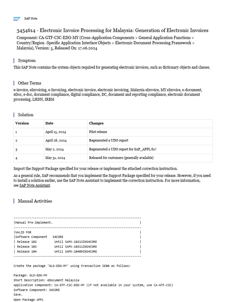 Malaysia Electronic Invoice Automation | PDF | Computer Programming ...