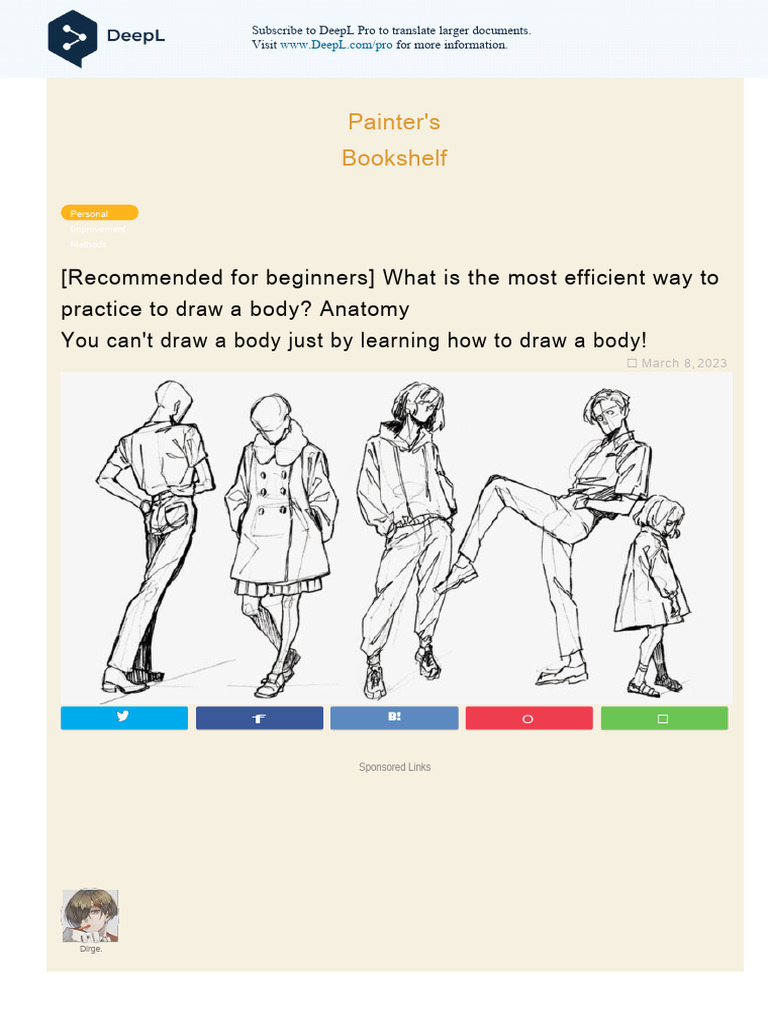 Mastering Body Drawing with Croquis | PDF | Drawing