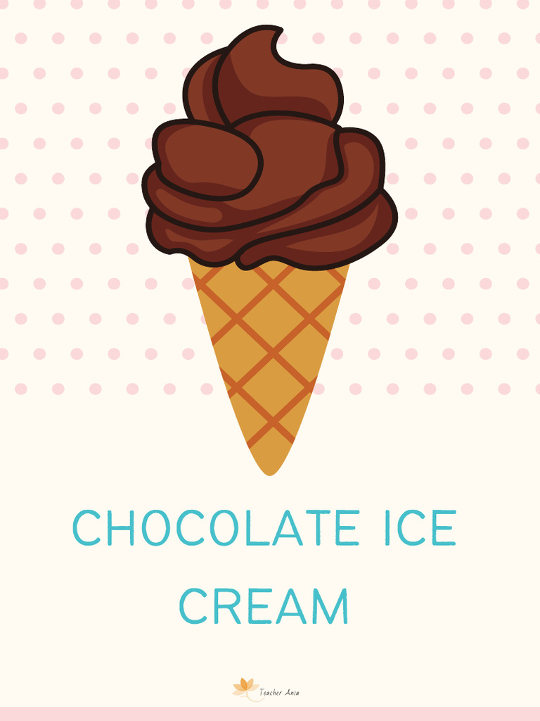 Ice Cream Flashcards 1 | PDF