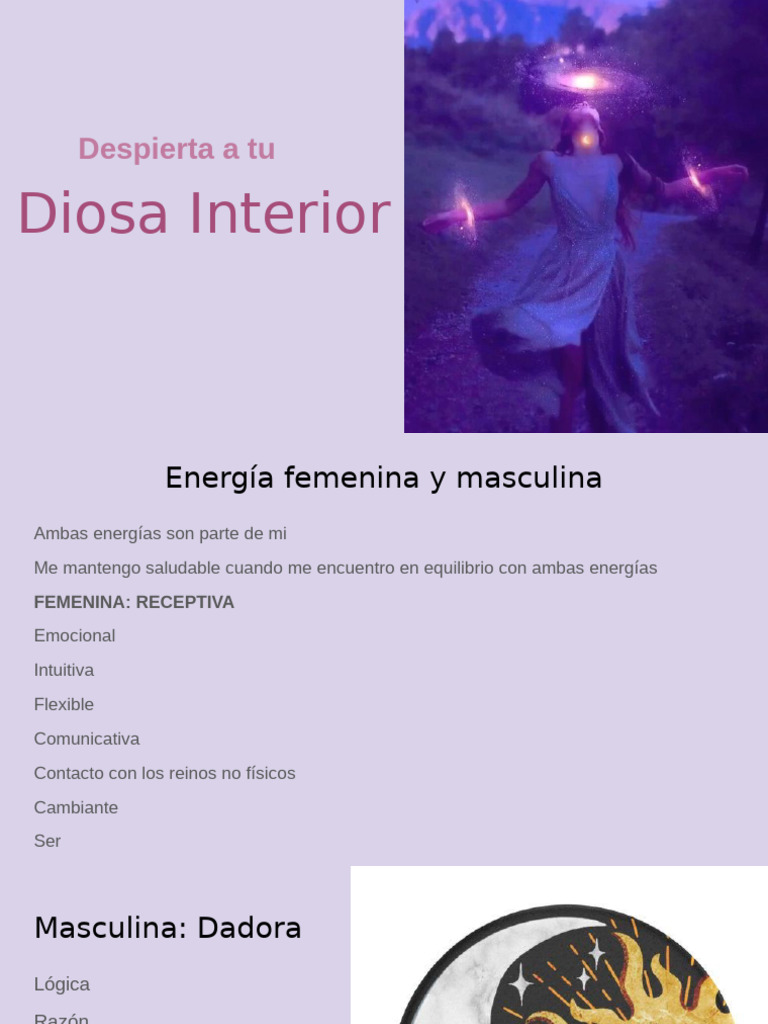 Diosa Interior | PDF | Qi | Diosa