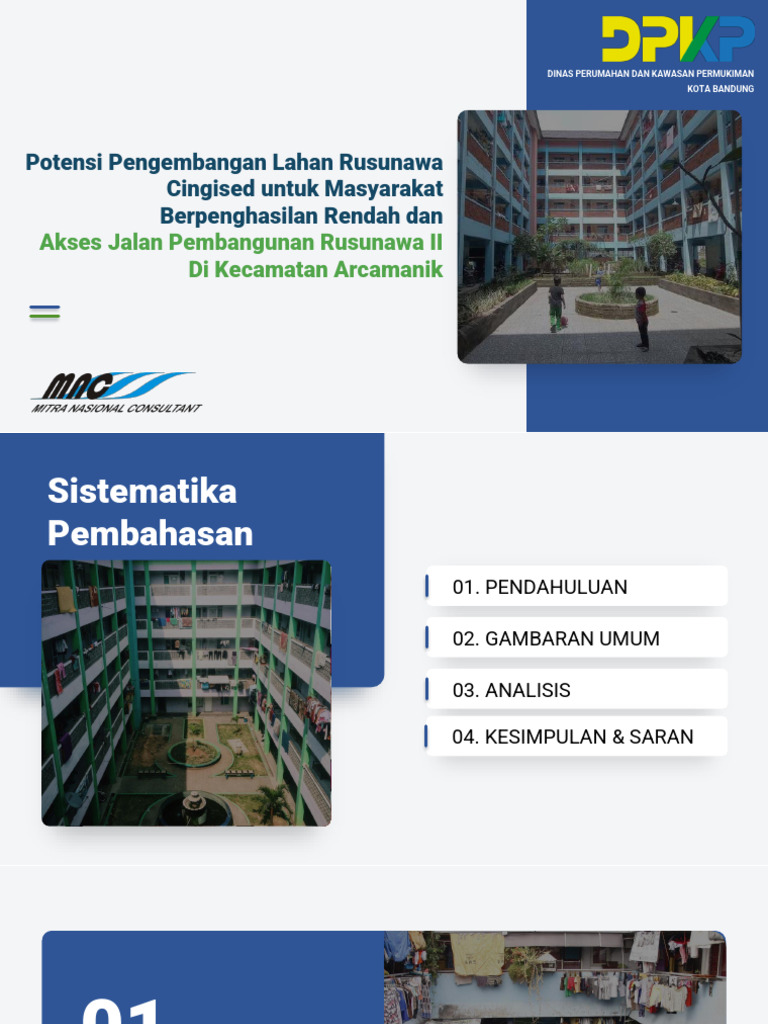 Laporan Akhir Rusunawa Cingised PPT 2023 | PDF