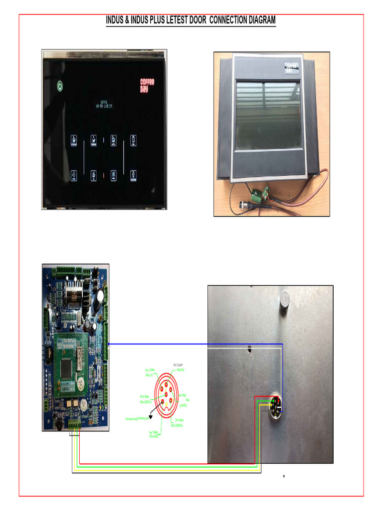 Indus & Indus Plus Letest Door Connection Diagram | PDF