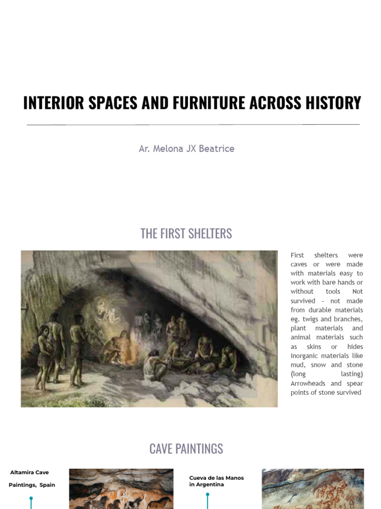 History of Interior Spaces and Furniture | PDF | Architectural Design ...
