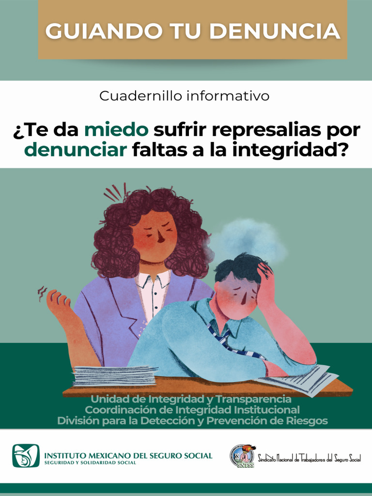 Cuadernillo - ¿Te Da Miedo Sufrir Represalias | PDF