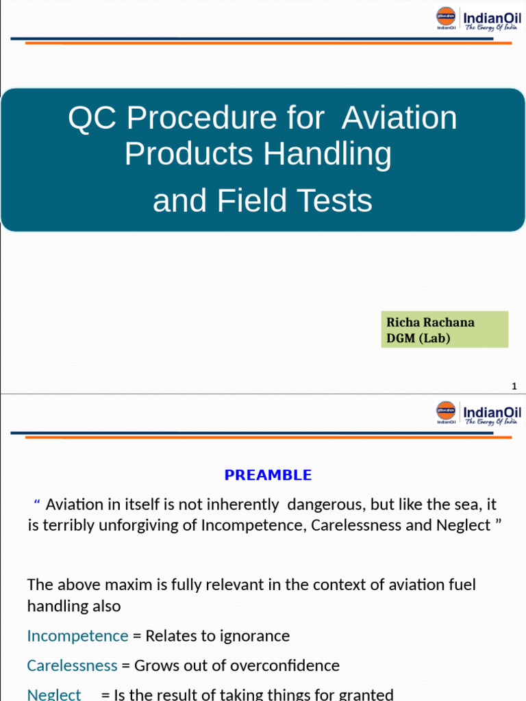QC Check For Aviation Fuel Specification | PDF | Jet Fuel | Gasoline