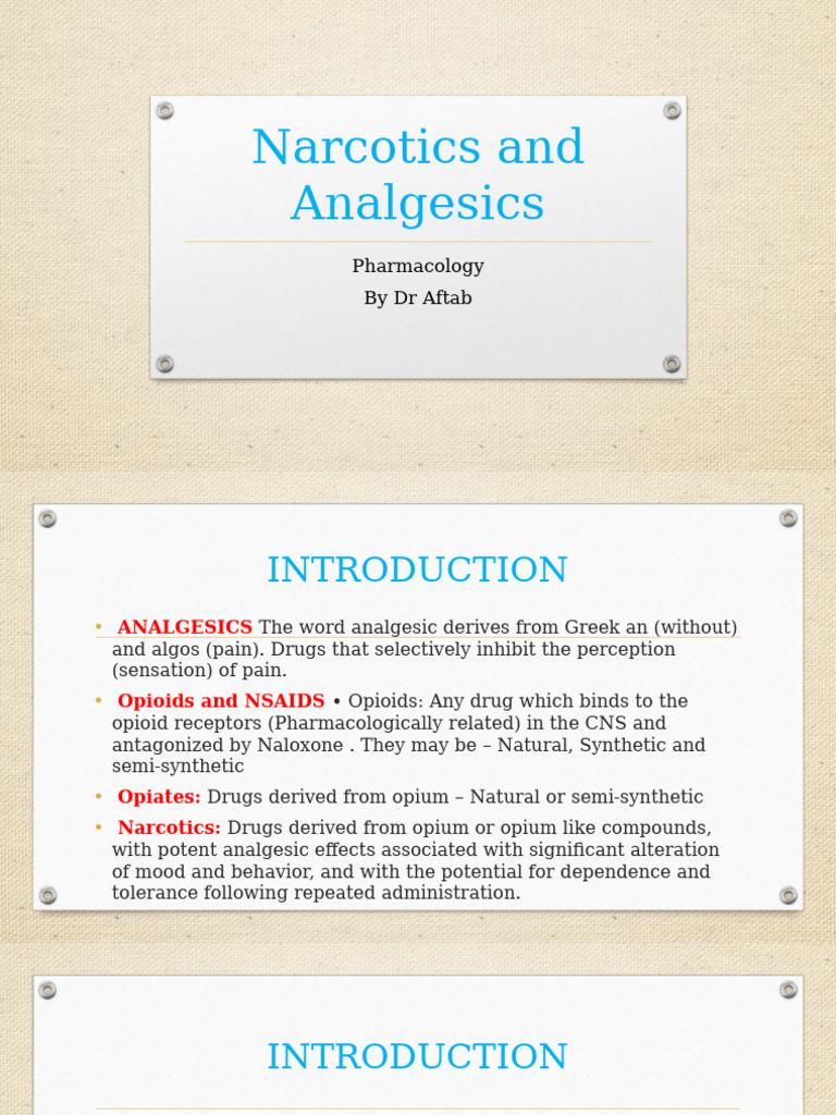 Analgesic Adcp and Ms 2 | PDF | Analgesic | Opioid