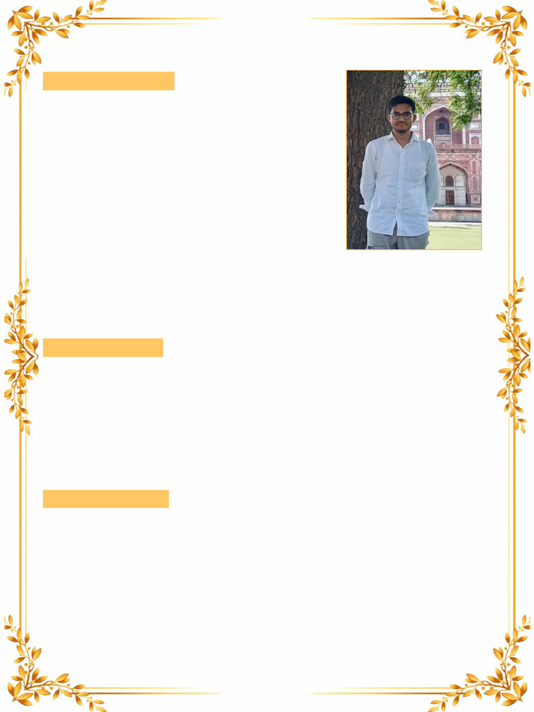 Siddharth Biodata | PDF