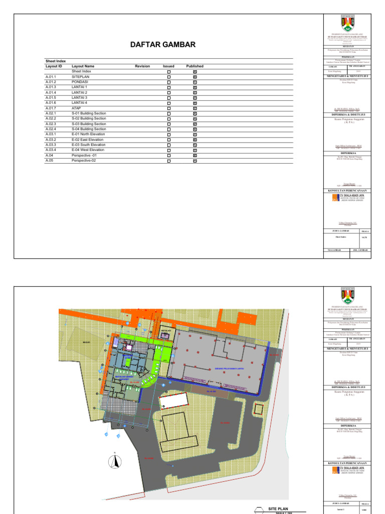 Denah Gedung Igd & Ibs - 2 - Layouts | PDF