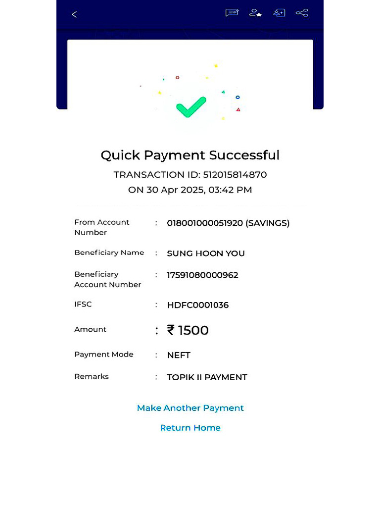 Topik 2 Payment Slip | PDF