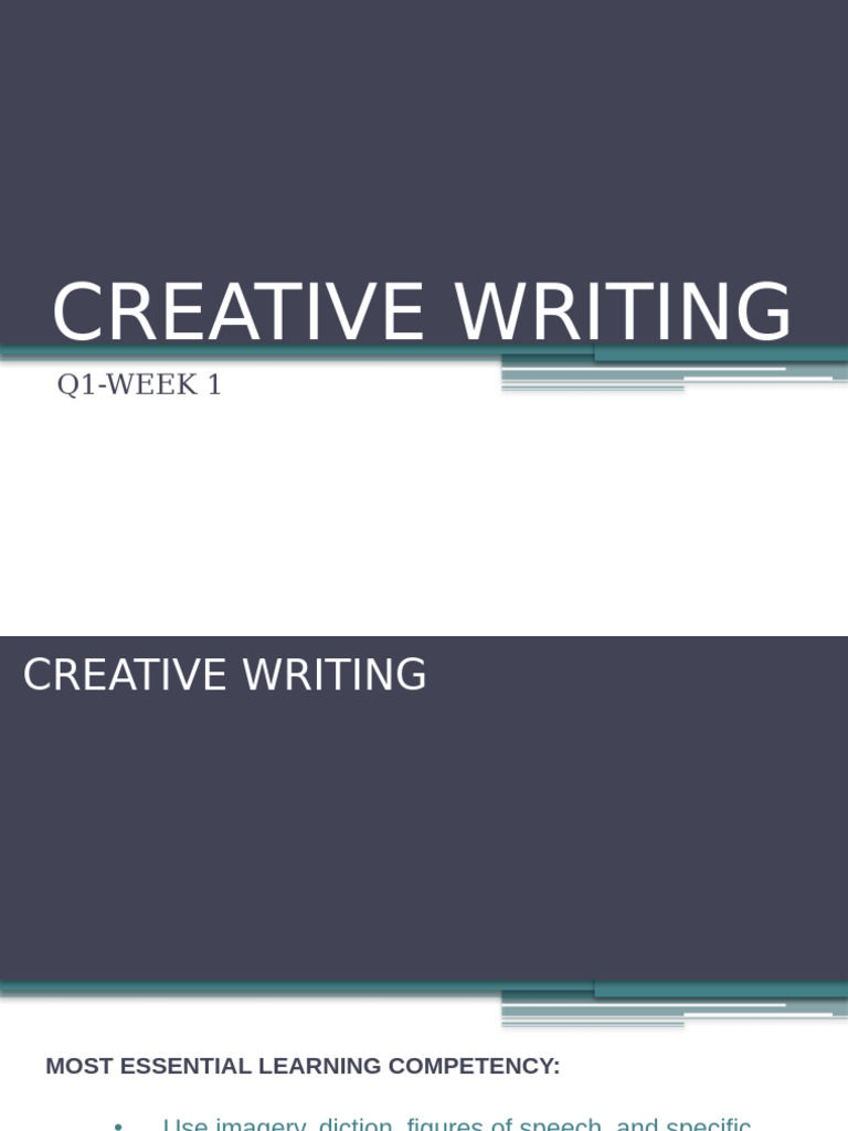 Creative Writing Essentials and Techniques | PDF | Creative Writing ...