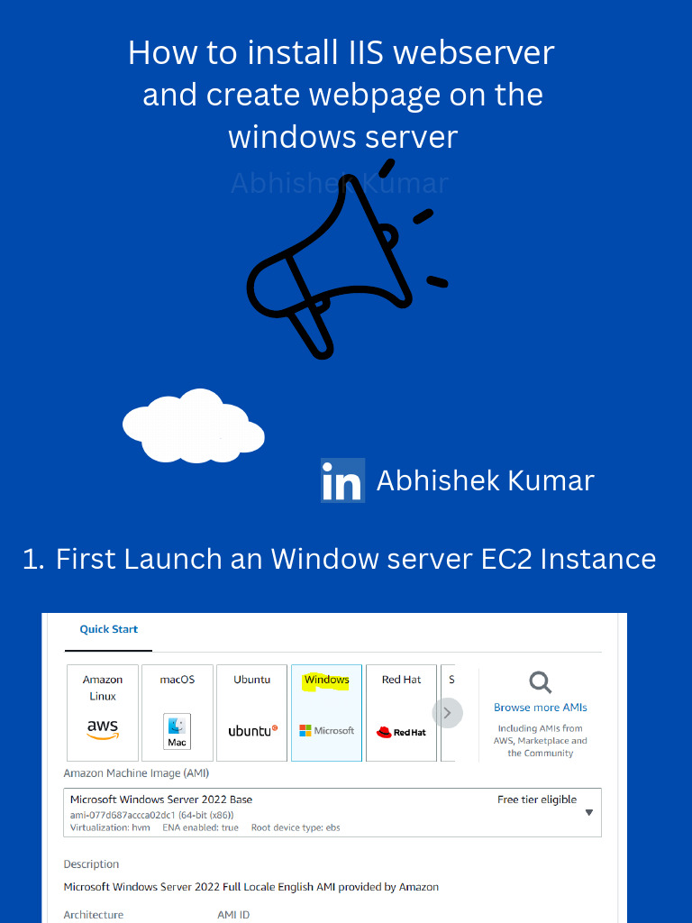 How To Install Web Server and Create Web-Page On Windows | PDF | Computer File | Internet ...