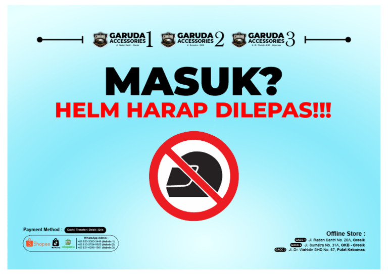 Helm Harap Dilepas | PDF