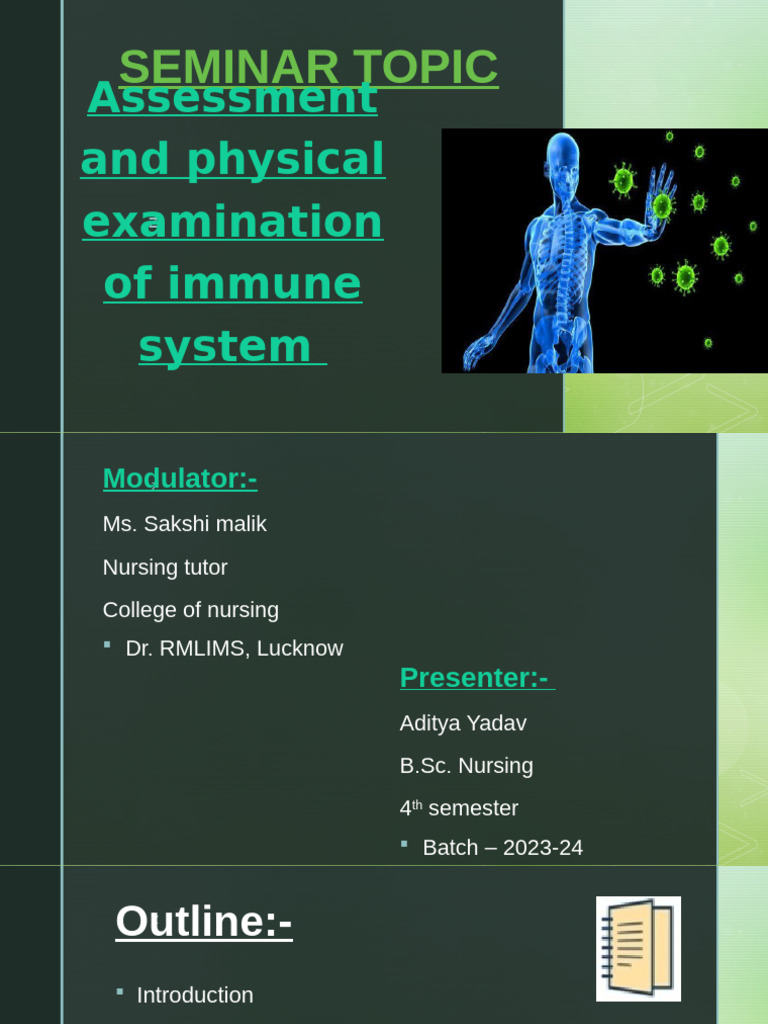 Immune System Assessment Overview | PDF | Autoimmune Disease | Immune ...