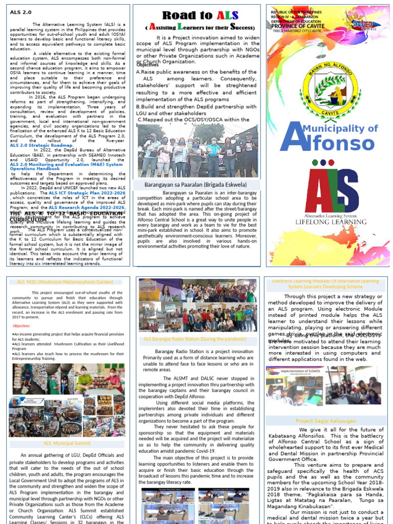 Als Alfonso Brochure | PDF | Learning | Cognition