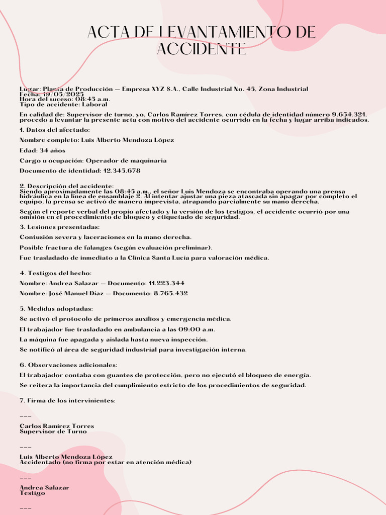 Levantamiento de Actas PDF | PDF