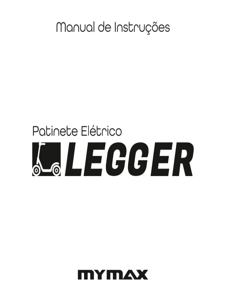 Manual do Patinete Elétrico Legger | PDF | Tráfego | Pneu