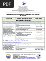 OPCRF Cover and Template Ctto | PDF