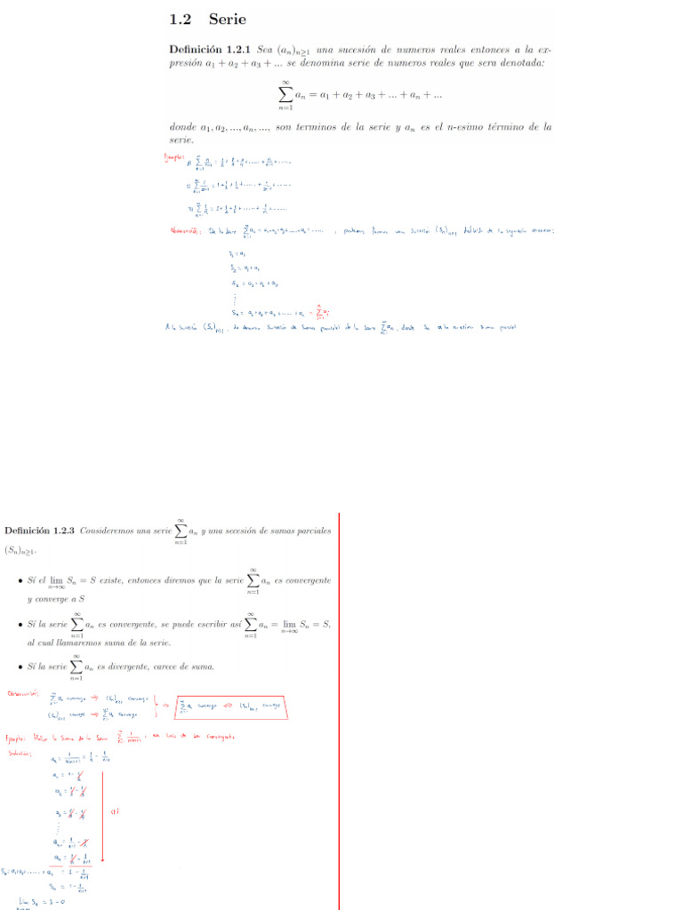 Teoria de Sucesiones y Series - 02 | PDF