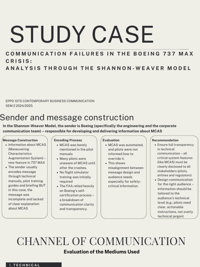 Slides The Boeing 737 Max Crisis | PDF | Aviation