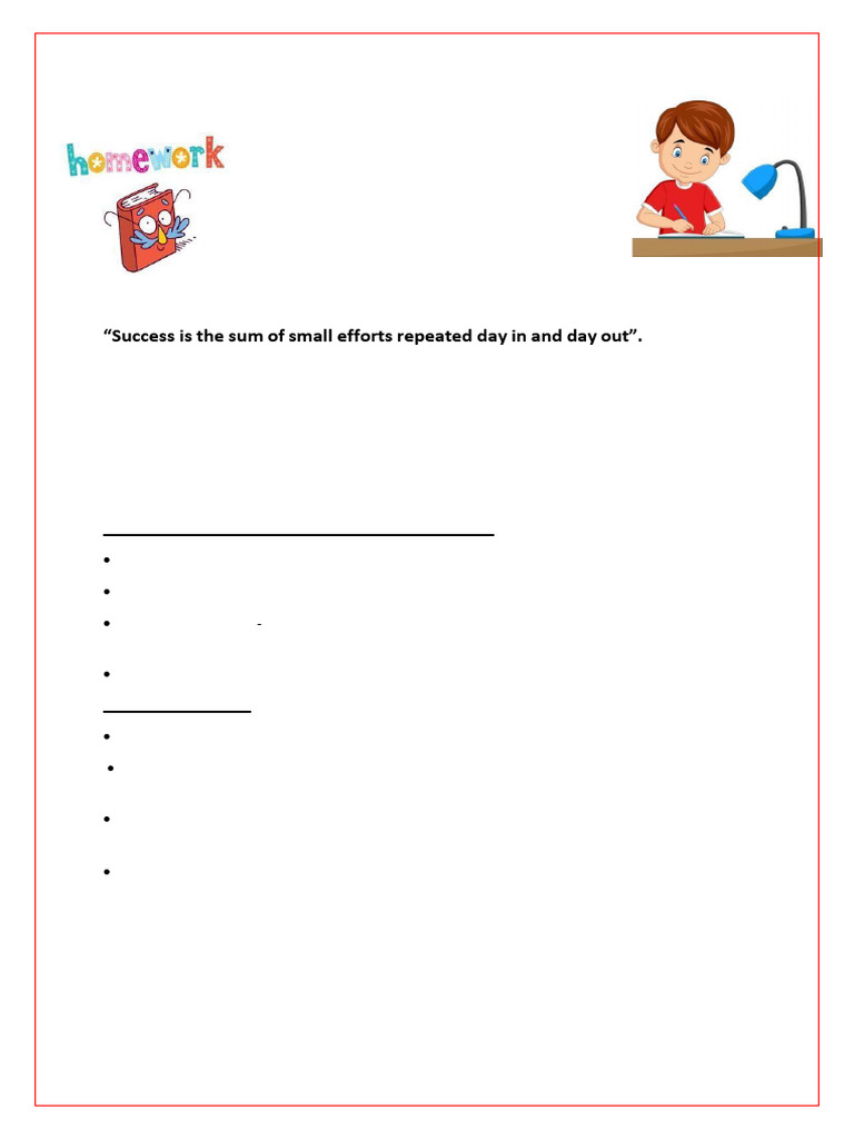Grade 5 - Holiday Homework | PDF