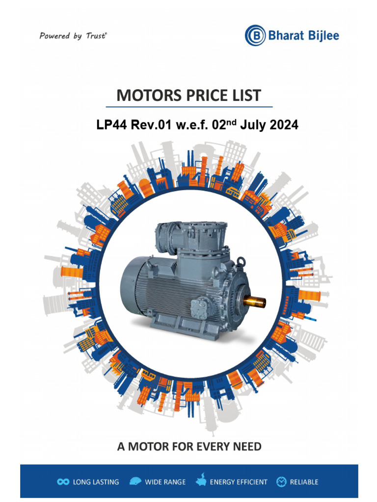 BBL Price List LP44 Rev.01 Wef 02.07.2024 | PDF