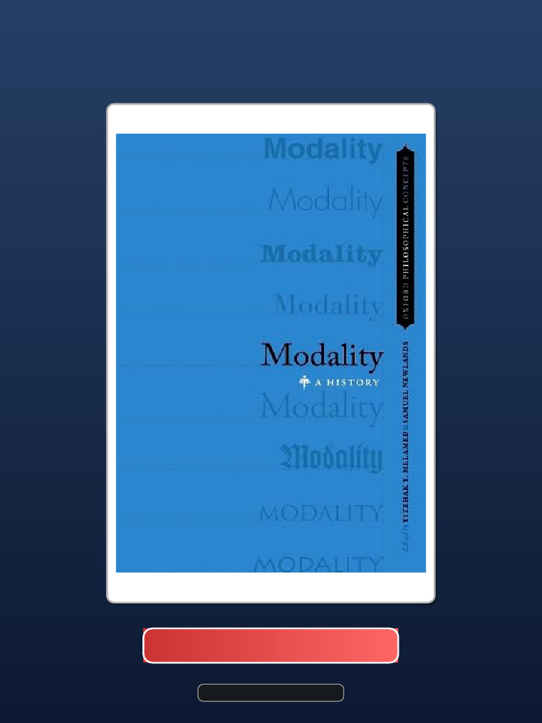 Get Test Bank For Modality History Oxford Philosophical Concepts ...