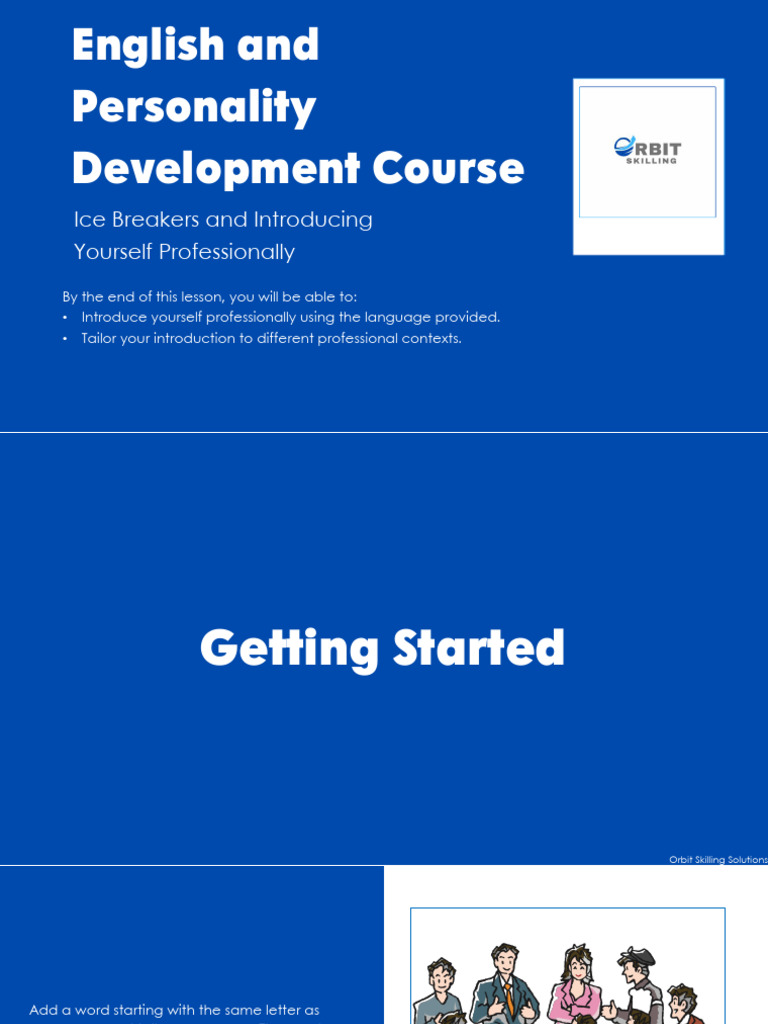 Professional Self-Introduction Guide | PDF
