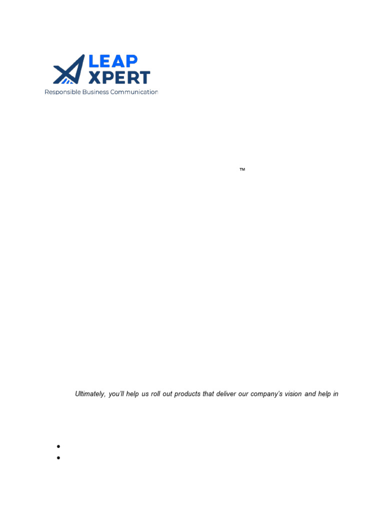 LeapXpert - VN - Principal Backend Engineer (Java) | PDF | Scalability ...