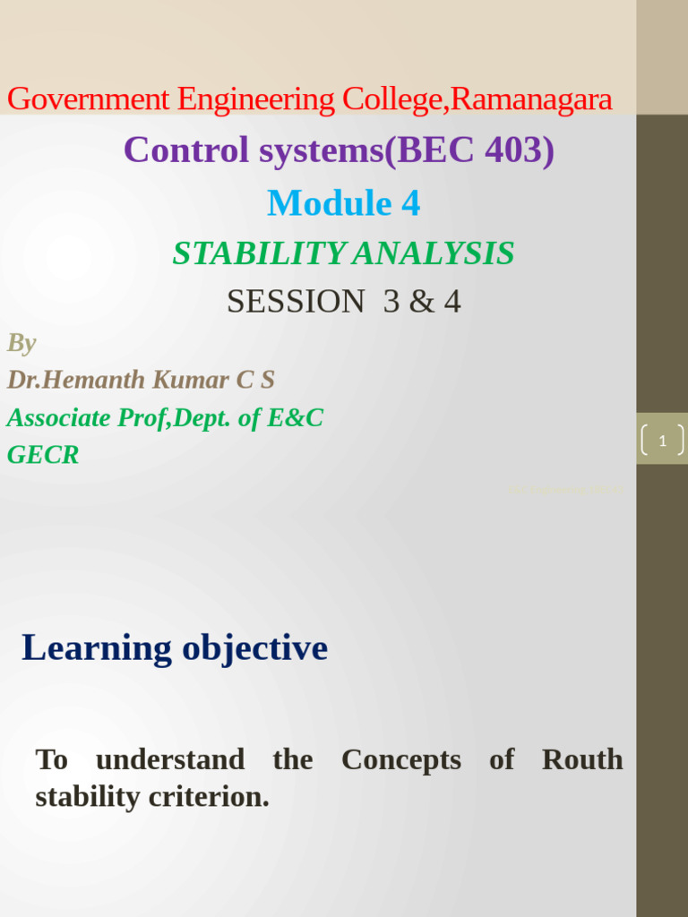 Ece Bec403 M4S3 PPT | PDF