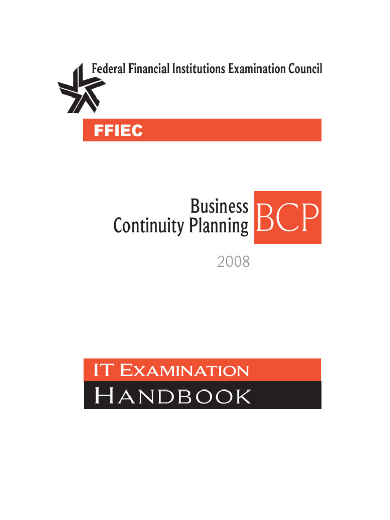 FFIEC Business Continuity Planning Guide | PDF | Risk | Risk Management