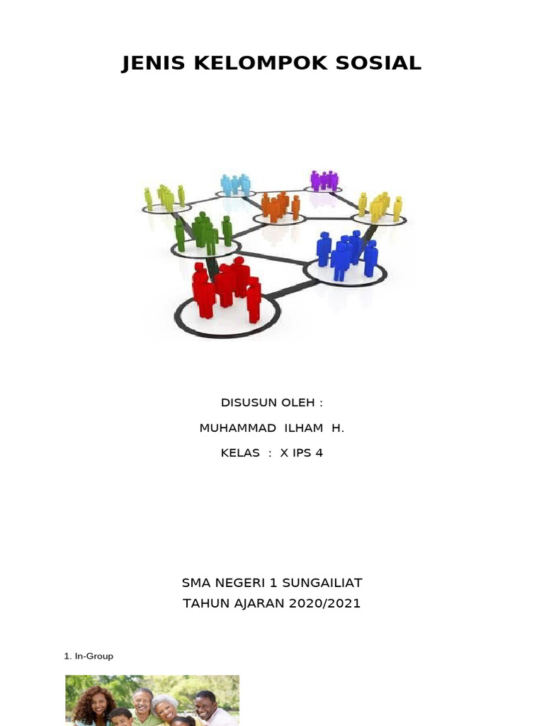 Jenis-Jenis Kelompok Sosial dan Contohnya | PDF